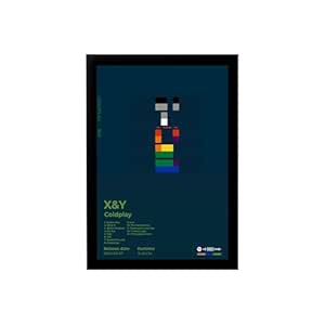 BLINKART Aesthetic ColdPlay (X&Y) Music Album Songs Hanging Photo Frame Poster (13 * 10 Inch ...