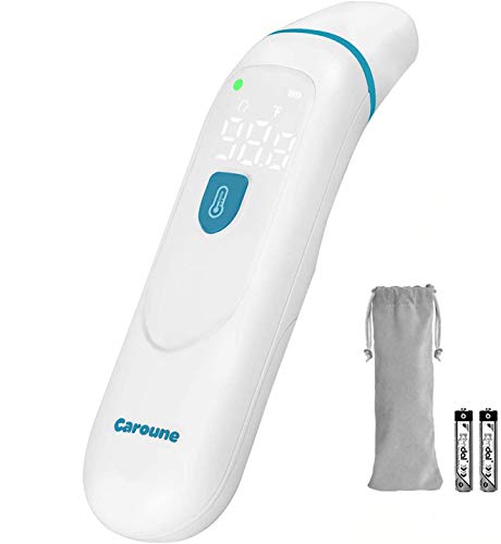 Caroune No Touch Ear and Forehead Thermometer, Medical Digital Infrared ...
