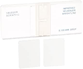 Hausser Scientific 3100 Glass Double Neubauer Counting Chamber Set with ...