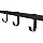 VASAGLE Coat Rack Shelf Wall Mounted, Coat Hooks Shelf with Hanging ...