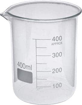 Beaker 400 ml, Low form (Pack of 6) : Amazon.in: Home & Kitchen