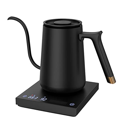 TIMEMORE Fish Smart Electric Coffee Kettle 800ML, Gooseneck Pour Over ...