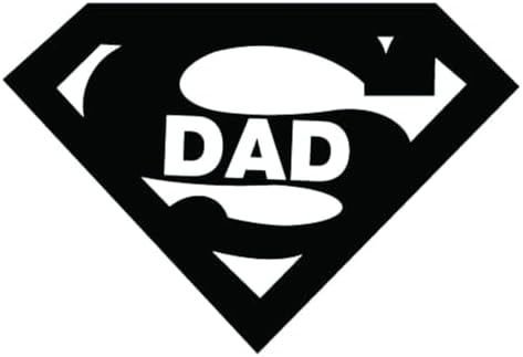 Solo e266 super dad car sticker, 15 x 15 cm - black and white price in ...