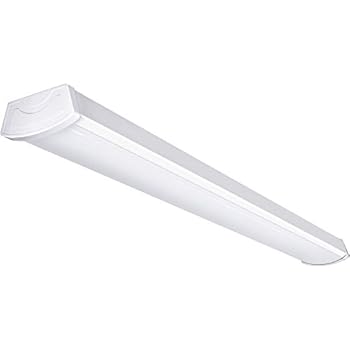 Hykolity 4FT LED Commercial Ceiling Wraparound Shop Light Fixture 40W ...