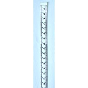 Ruler - Adhesive Backed - 1 Inch Wide X 1 Meter Long - Vertical Up ...
