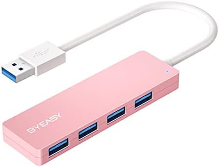 سعر USB Hub, BYEASY 4 Port USB 3.0 Hub, Ultra Slim Portable Data Hub Applicable for iMac Pro ...