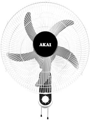 AKAI Wall Fan 18 Inch 5 Blades ak-wall18 price in Egypt | Amazon Egypt ...