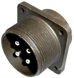 MS3102E22-22-P Conn Circular PIN 4 POS Solder ST Box Mount 4 Terminal 1 ...