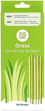 Grass Straws - EQUO Sustainable Straws - Made from Grass - Each Straw ...