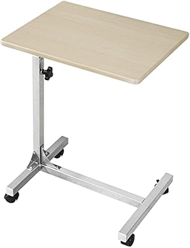Coavas Over Bed Table C Side Rolling Table 3 Adjustment Levels with ...