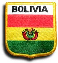Amazon.com: Flagline Bolivia - Country Shield Patch: Garden & Outdoor