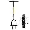 Manual Twist Tiller - Garden Claw Cultivator with Long Handle, Hand ...