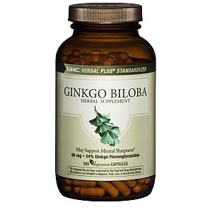 GNC Herbal Plus Ginkgo Biloba 300 Capsules