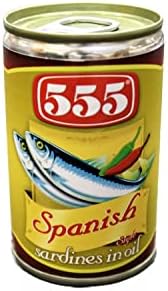 555 Sardines In Oil Spanish Style - 155gm price in UAE | Amazon UAE ...