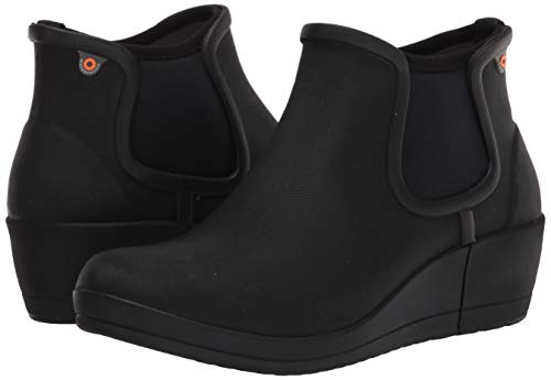 Bogs Women's Vista Wedge Ankle Rainboot Snow Boot Black 7 for sale ...