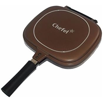 Amazon.com: 11.5" Chefel Double Sided Pressure Pan: Omelet Pans ...