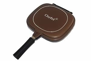 Amazon.com: 11.5" Chefel Double Sided Pressure Pan: Omelet Pans ...