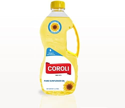 Coroli Sunflower Oil 1.5 Liters Light and Cholesterol Free Enriched ...