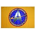 Amazon.com : filmwelt-shop Star Trek Starfleet Command - Flag - Banner ...