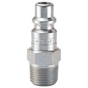 Parker H00E Non-valved Pneumatic Quick Connect Nipple 1/8 NPT Male: Amazon.com: Industrial ...