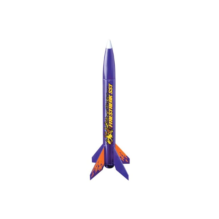 Estes Atomic Aqua Crayon Rocket - MaximoRC.com