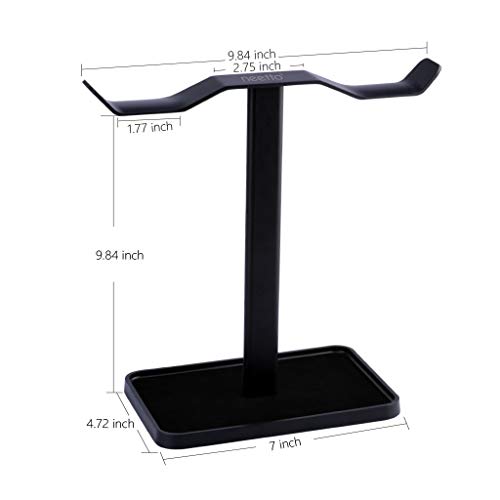 Avantree [Super Stable] Neetto Dual Headphones Stand for Desk, Aluminum ...
