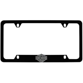 Amazon.com: Harley Davidson Car Truck SUV License Plate Frame Black ...