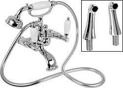 IRONMONGERY WORLD® Polished Chrome Georgian Bath Shower Basin Sink ...