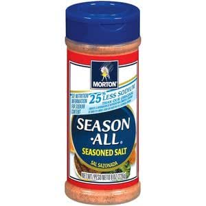 Amazon.com : Morton Season-All Seasoned Salt 25% Less Sodium (8 oz ...