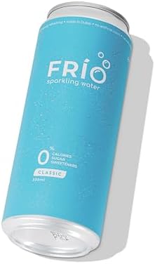 سعر FRIO sparkling water Classic - 330 ml 0 Sugar, 0 Calories, No Artificial Sweetener ...