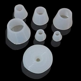 Soccerene Silicone Rubber Filter Adapter Cones Set, Buchner Funnel ...