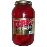 Amazon.com : Herb's Pickled Pig Knuckles, 1 - 68 FL OZ : Grocery ...