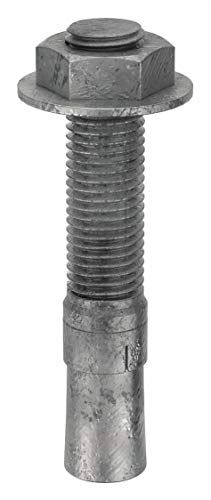 Wedge Anchor, Galv. Steel, 1x6, PK4: Amazon.com: Industrial & Scientific