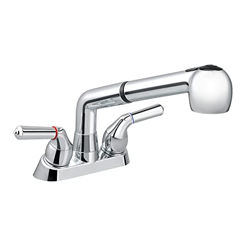 Utility Sink Faucet with Sprayer, Laundry Room Faucet with Pull Out ...