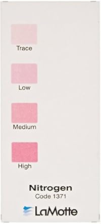 LaMotte 1371 Soil pH Test Kit Color Chart, Nitrogen: Ph Test Strips ...