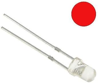 10 x Flashing Red 3mm LED Light Bulb (Pack of 10): Amazon.co.uk: Lighting
