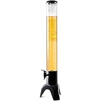 Amazon.com: Beer Tower 3L LED with Ice Tube Easy Pour Tap Mimosa Margarita Dispenser with ...