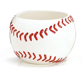 Amazon.com: Large Baseball Container/Candy Dish/Planter Or Centerpiece ...
