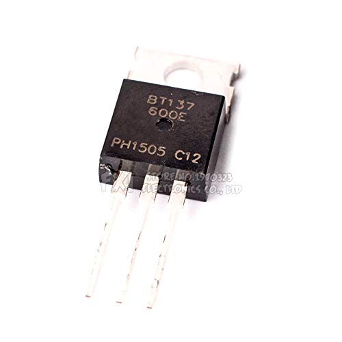 10pcs BT137-600E BT137-600 TO220 TO-220 BT137 Triacs Sensitive gate 8A ...