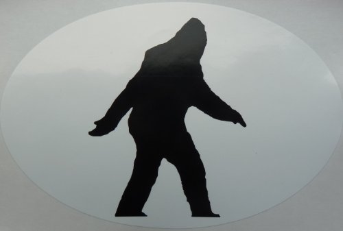 Bigfoot Gifts & Toys Bigfoot Sasquatch Euro Style Oval Window/Bumper ...