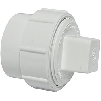 Canplas 193701AS PVC Female Cleanout Adapter with Plug, 1-1/2-Inch ...