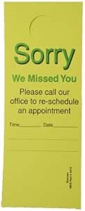 Amazon.com: Sorry We Missed You Door Hangers 4.25 x 11" (50/pkg) - MES ...