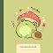 Composition Book: Cute Frog With Mushroom Hat | College Ruled Notebook ...
