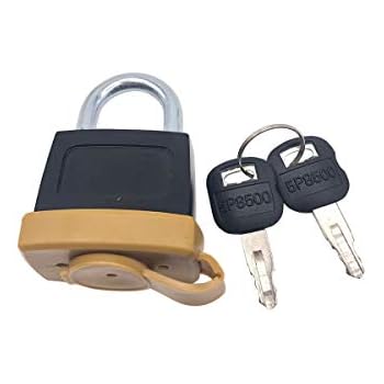 Amazon.com: Padlock Pad Lock & Key Fits Caterpillar (CAT) 5P8500 5P8501 ...