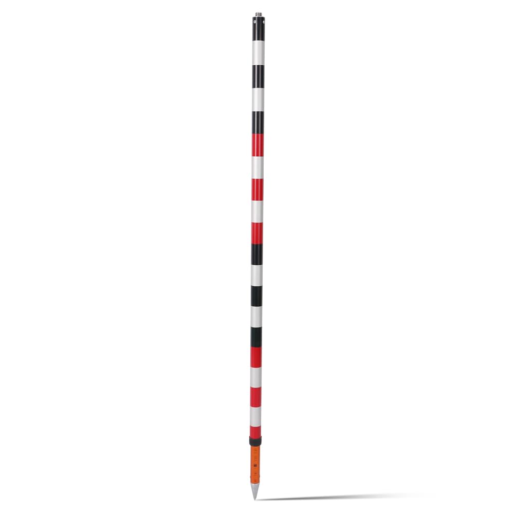 Mountlaser Aluminum Surveying Ranger Pole - Red & Black Sections ...