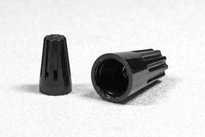 22-14 Black 300V High Temperature Twist-on Wire Connectors w/ 302 F Max ...
