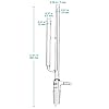 stonylab Glass NMR Tube Washer, Borosilicate Glass NMR Tube Cleaner for ...