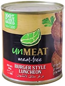 UNMEAT MEAT FREE BURGER STYLE LUNCHEON 200GM, BLACK & RED price in UAE ...
