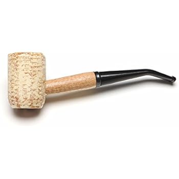 Amazon.com: Missouri Meerschaum - Washington Corn Cob Tobacco Pipe - 5th Avenue, Bent Bit ...