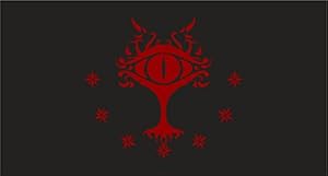 Amazon.com : Lord of the Rings Flag | Eye of Sauron | 3x5 Ft / 90x150 ...